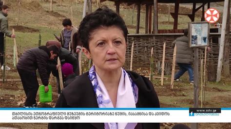 თბილისის ეთნოგრაფიული მუზეუმის ტერიტორიაზე ნუშის იასამნისა და კვიდოს ათასობით ნერგის დარგვა