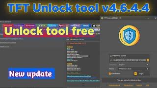 Tft Unlock Tool V New Update Tft Unlock Fix Setup Latest Version Tft Unlock Tool