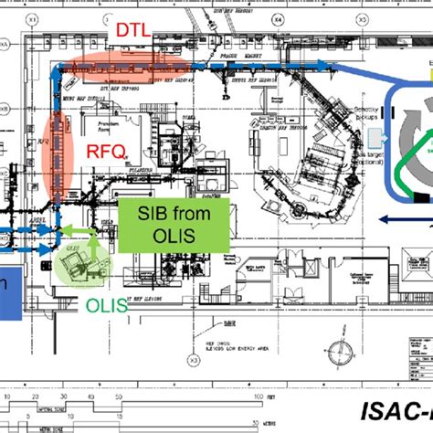 Triumf Ariel And Isac I Experimental Hall With Proposed Location For