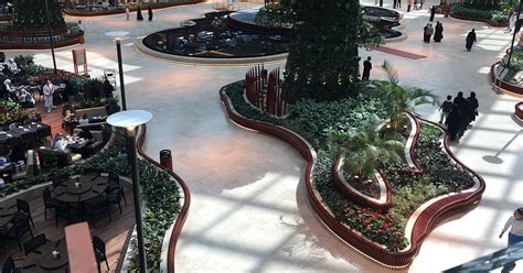 Mall Of Qatar Wood Cladding And Handrail Wood And Metal Qatar