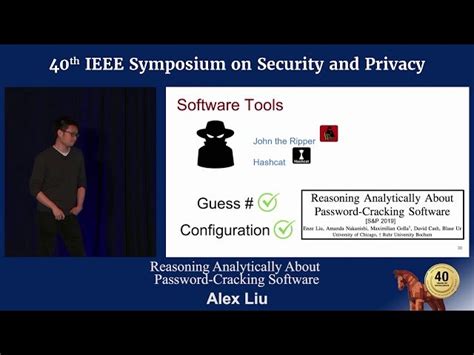 Ieee Symposium On Security And Privacy Talk Reasoning Analytically About Password Cracking