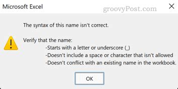 How To Name A Table In Excel