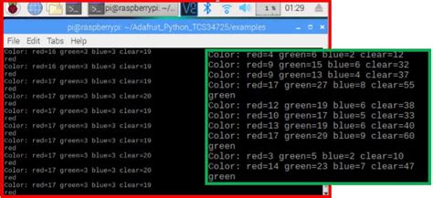 Color Detection Using Raspberry Pi Python Animation Tools