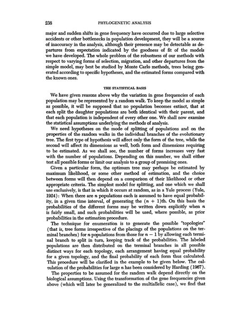 Phylogenetic Analysis Models And Estimation Procedures Pmc