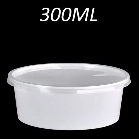 White 300ml Plastic Food Containers At ₹ 3 45 Piece In Daman Id