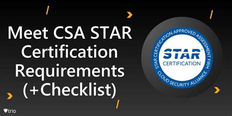 Top 5 Csa Star Certification Requirements Checklist