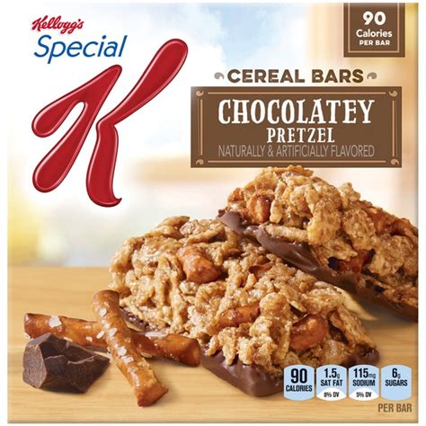 Kelloggs Special K Chocolatey Pretzel Cereal Bars 46 Oz Instacart
