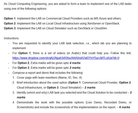 solved as cloud computing engineering you are asked to form