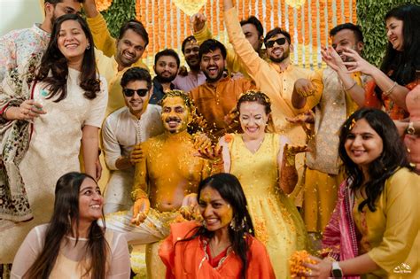 Haldi Indian Wedding 60 Photos