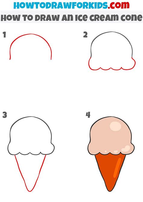How To Draw An Ice Cream Cone Artofit
