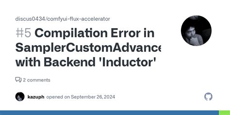 Compilation Error In Samplercustomadvanced With Backend Inductor