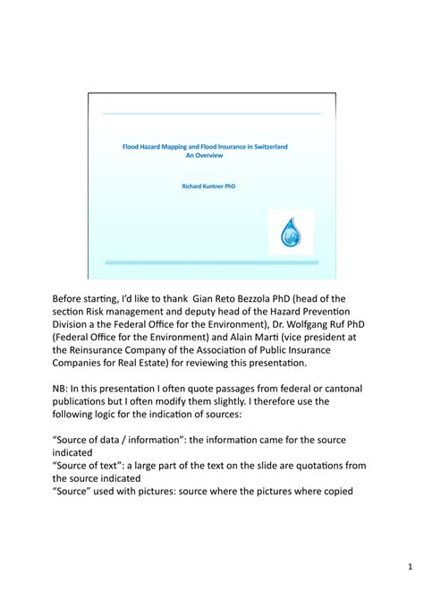 PDF Flood Hazard Mapping Complementary Notes