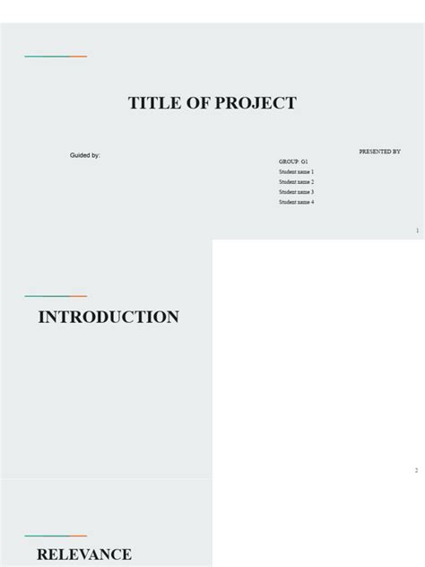 Zeroth Review Ppt Template Pdf