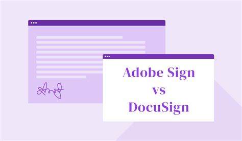 Adobe Sign Vs Docusign Which Is The Better Signature Tool