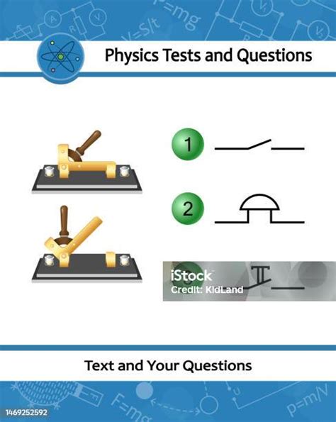 Switch Laboratory And Icons Basic Circuit Symbols Electrical Scheme Physical Test Simple