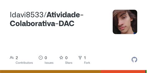 GitHub Ldavi Atividade Colaborativa DAC