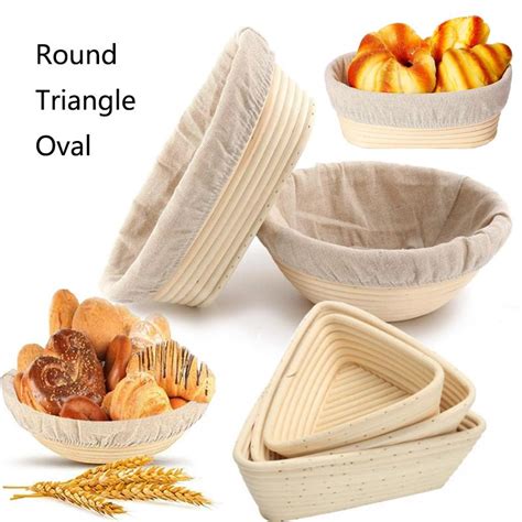 Купити Кошик для розстойки хліба з ротанга Натуральний овальний кошик для хліба з плетеного