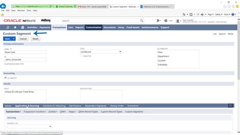 Applying Custom Segments To Transactions Keystone Business Services