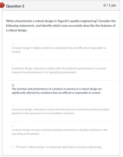 Solved Question pt Why does σ in Six Sigma actually Chegg com