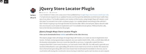 Useful JQuery Google Maps Plugins To Enhance Sites I T For Less