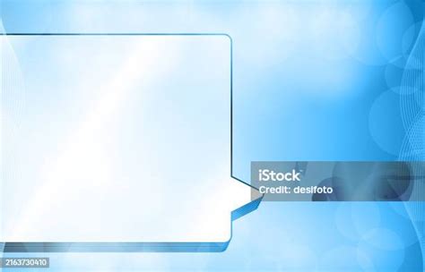 보케 조명과 같은 거품 또는 렌즈 플레어가 있는 빈 밝은 밝은 수평 질감 효과 벡터 하나의 큰 다층 효과 직사각형 설명선 또는 복사 공간을 위해 오른쪽을 가리키는 말풍선