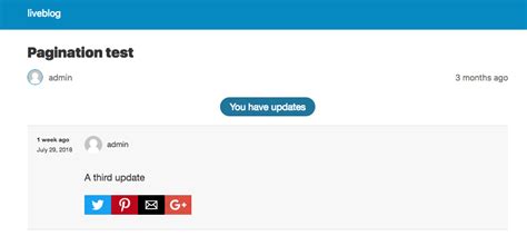 Updates Stop When Paginating Amp Liveblog · Issue 504 · Automattic