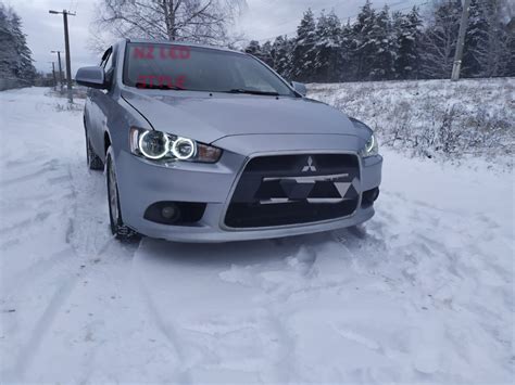 Ангельские глазки в Mitsubishi Lancer X — Сообщество «Светодиодный ...