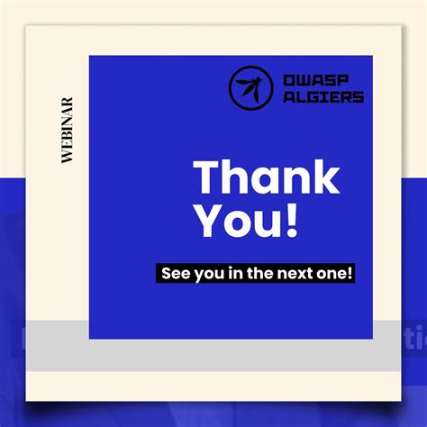 Owasp Algiers Chapter On Linkedin Owasp Webinar Multilevelcrisis Community Cybersecurity