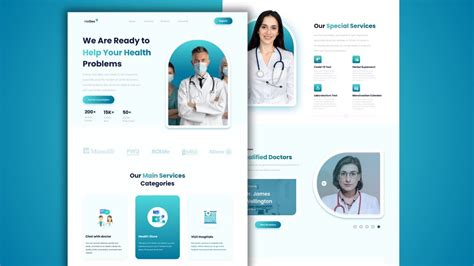 Build A Clinic Website Using Html Css And Js Youtube