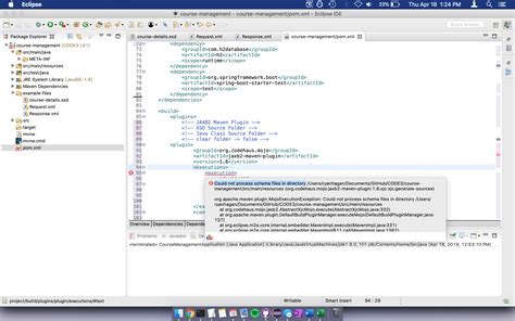 java jaxb2 import could not process schema files in28minutes udemy
