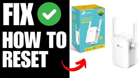 How To Reset Tp Link Extender All Types Youtube