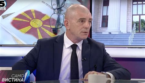 Павле Арсоски Потпретседател на Движење ЗНАМ За наша Македонија за „Само вистина“ на Канал 5