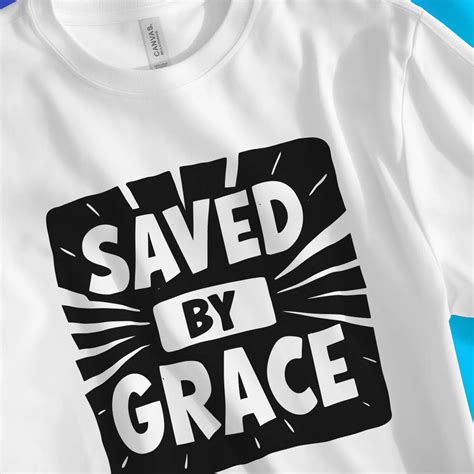 Saved By Grace Burst Unisex Christian T Shirt 3rd Day