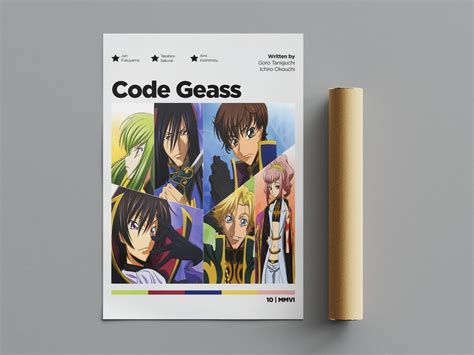 Code Geass Poster Minimalist Poster Anime Poster Wall Art Wall