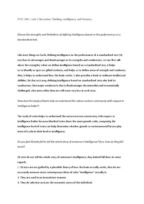 psyc 1504 unit 4 df assignment number 7 psyc 1504 unit 4 discussion