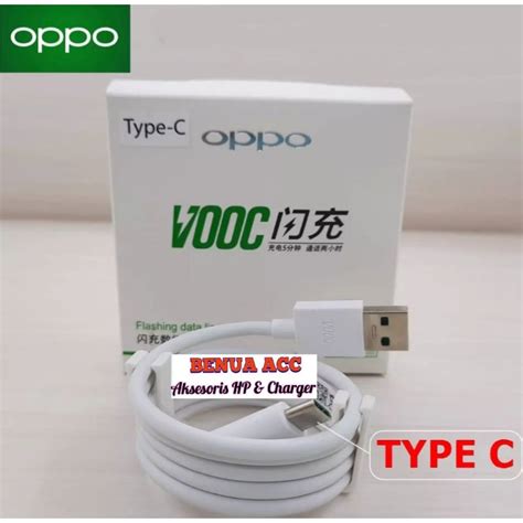 Jual Kabel Data Oppo Reno G Reno Z G Reno Reno Pro Vooc Type C Original Shopee Indonesia