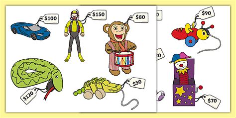 Toy Shop Price Tags Cut Outs Teacher Made Twinkl