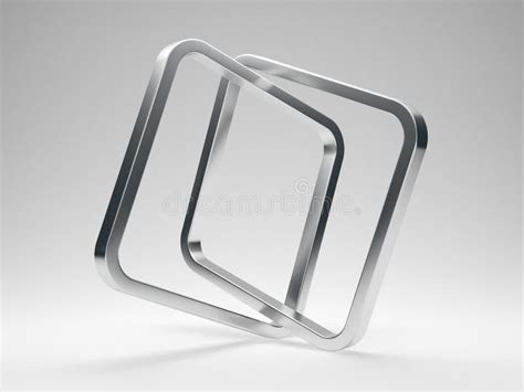 Two Rounded Square Frames Stock Illustration Illustration Of Together