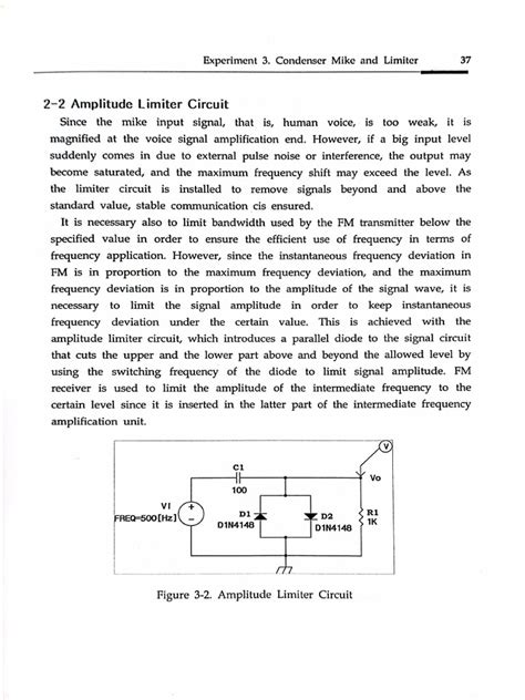 Amplitude Limiter Circuit Pdf