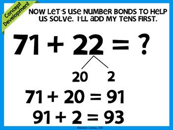 Module Lesson Adding Two Digit Numbers TpT