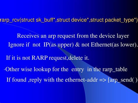 PPT INTRO TO DEVICE DRIVERS ARP RARP IMPLEMENTATION PowerPoint Presentation ID