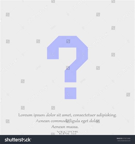 Question Mark Vector Illustration Stock Vector Royalty Free 373212406 Shutterstock