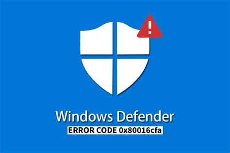 Fix Windows Defender Error Code X CFA TechCult