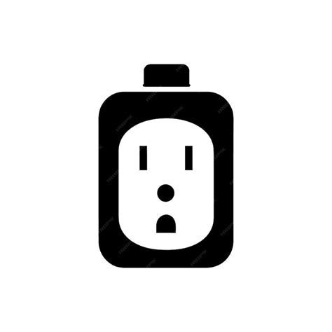 Premium Vector Electric Plug Icon Isolated On White Background