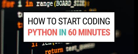 Sinan Ata On Linkedin How To Start Coding Python In 60 Minutes Bitly3wuxahf