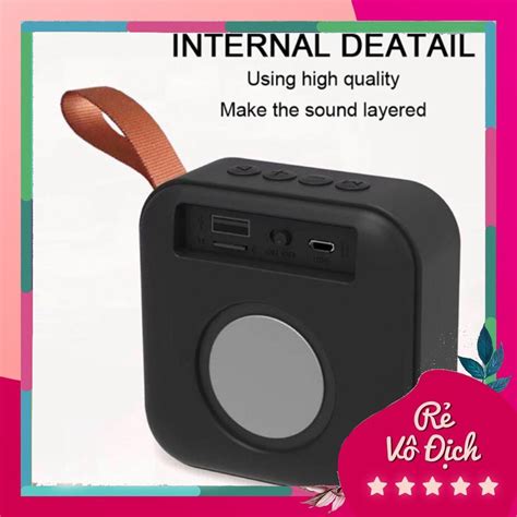 Loa Bluetooth Mini Kh Ng D Y T Nh G N C Radio Shopee Vi T Nam