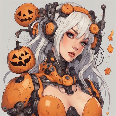 Magicaljackolantern Sexy Robot Girl By Puturyan On Deviantart