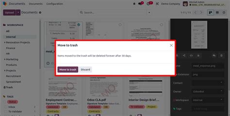 documents in odoo 17 odoo v17 enterprise edition book