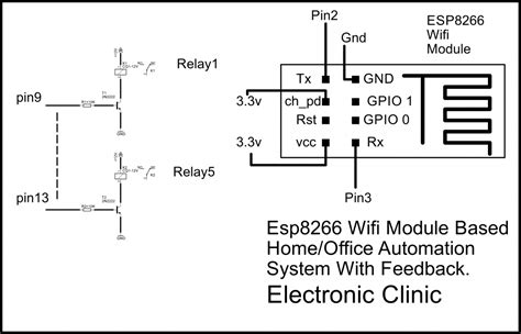 Arduino Esp8266 Wifi Home Office Automation System