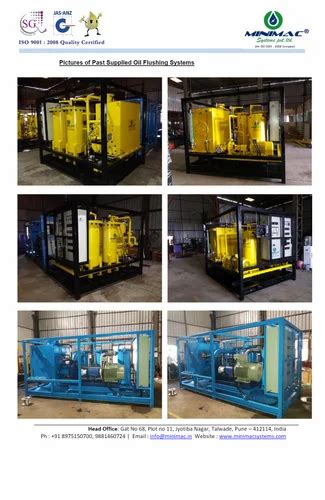 Ms Or Ss Pipeline Oil Flushing System 600 12000lph At Rs 1000000 Piece In Pune